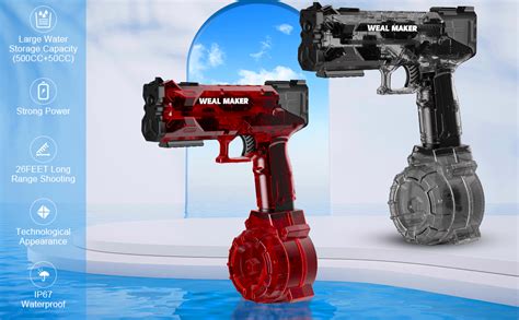 Pistolet à eau électrique 2P le plus puissant avec 400 munitions