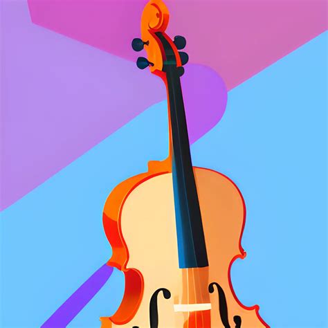 Colorful Abstract Violin Artwork Free Download Ai Scribbles