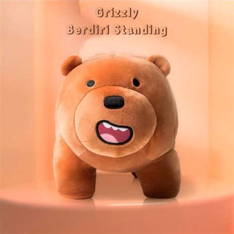 Promo Boneka We Bare Bears Miniso Grizzly Boneka Panda Boneka Ice