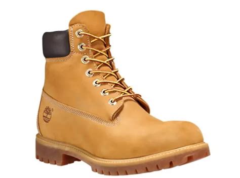 Timberland Mens Classic 6 Inch Premium Waterproof Boots Wheat Nubuck
