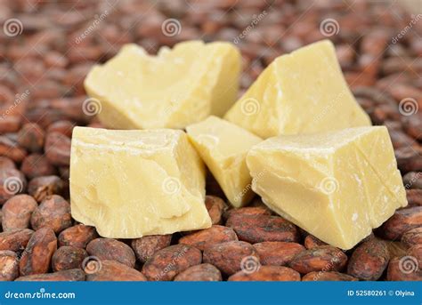 Natural Cocoa Butter Stock Image Image Of White Product 52580261