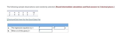 Solved Pictureclick Here For The Excel Data File Chegg