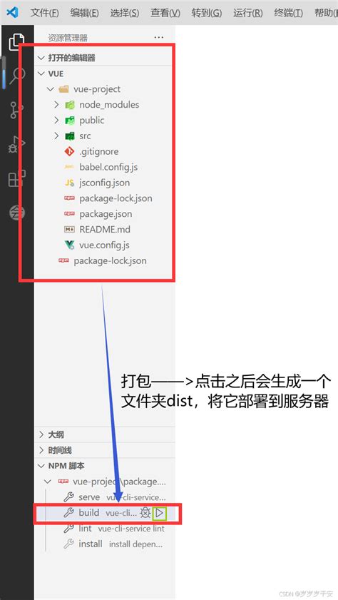 前端vue项目——打包部署（nginx中部署静态资源）vue项目打包成静态资源 Csdn博客