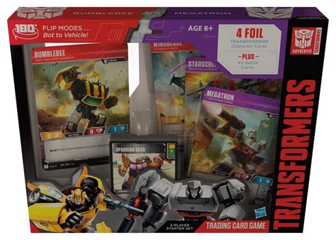 Transformers Tcg Bumblebee Vs Megatron Starter Display Of 6 Ikon