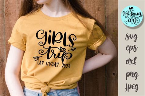 Girls Trip Las Vegas Svg Vacay Cut File Graphic By Midmagart