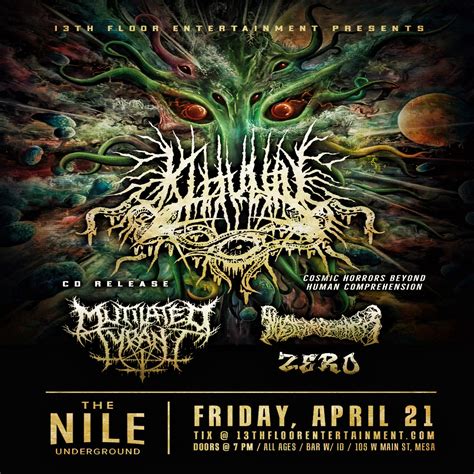 Kthulhu Cd Release The Nile Theater