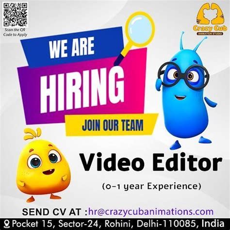 🚀 Exciting Opportunity Alert 🚀 Crazy Cub Animation Studio Is On The