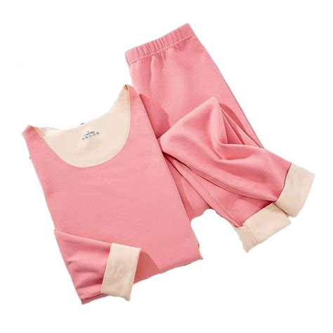 Minnieouse Conjunto De Ropa Interior Térmica De Doble Cara De Lana