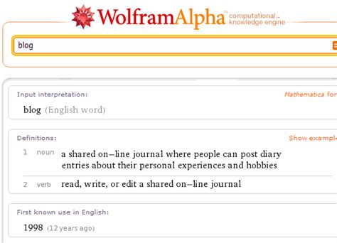 Wolframalpha Computational Search