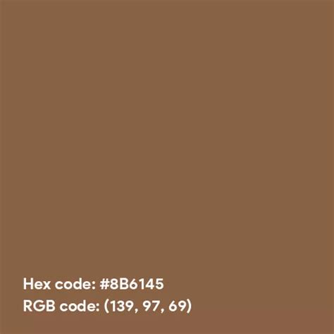Dark Oak Color Hex Code Is 8b6145