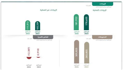 تقرير وزارة المالية عجز في الميزانية العامة خلال الربع الأول 2024