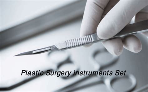 Plastic Surgery Instruments Set Libra Surgical Instruments
