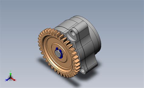 油泵三维建模 SOLIDWORKS 2007 模型图纸下载 懒石网