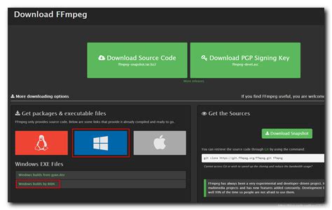 【ffmpeg】windows 搭建 Ffmpeg 命令行运行环境btbn Csdn博客