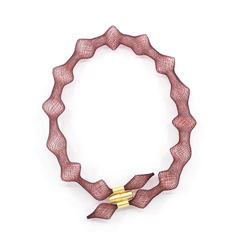 Nylon Nylon Mesh Colorful Handmade Jewelry Michal Lando In Tandem