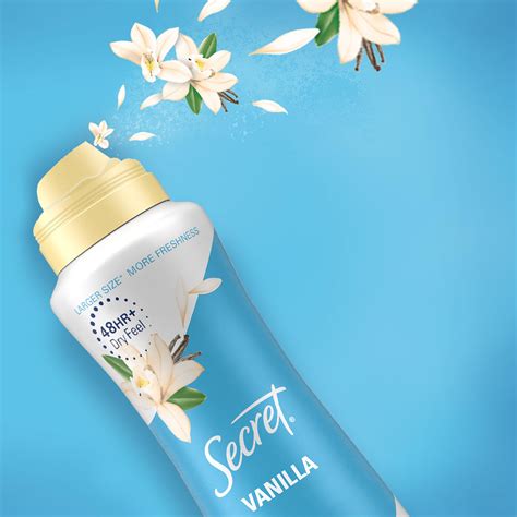 Secret Dry Spray Antiperspirant Womens Spray Deodorant Vanilla And