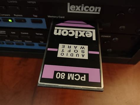 Lexicon Pcm 80 Pitch Fx V11 Algorithm Card For Pcm 80 Reverb