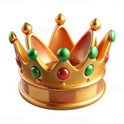 Impressive Vintage Golden Crown 3d Render Exclusive 56474673 Png