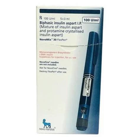 Novomix 30 Flexpen Disposable Insulin Injection For Diabetes Management