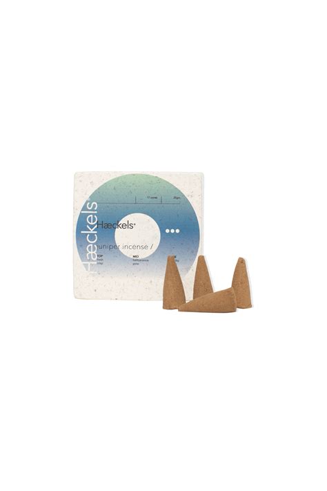 hæckels home juniper incense cones