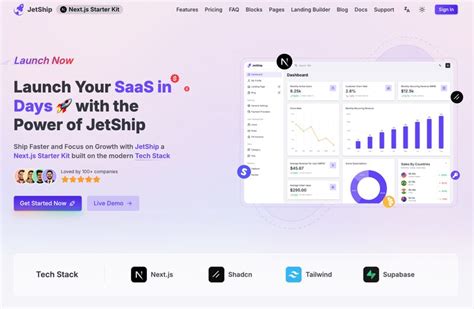 Saas Nextjs Launchfast Jetship Comingsoon Ajay Patel