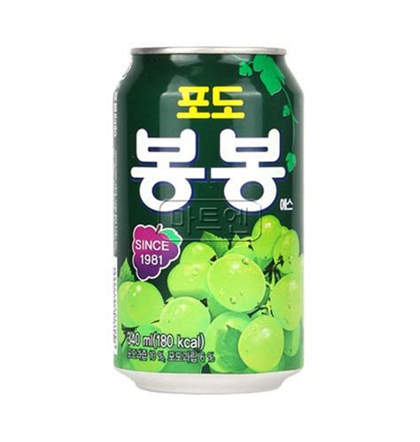 해태 음료 포도 봉봉 340ml 1박스24캔음료 대량 도매 할인 세일 티몬