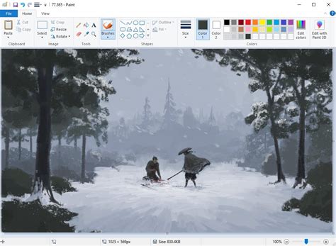 Christian Young Sakai Jin Ghost Of Tsushima Microsoft Paint