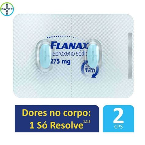Flanax 275mg Caixa Com 2 Comprimidos Revestidos Farma 83 Farmácia E