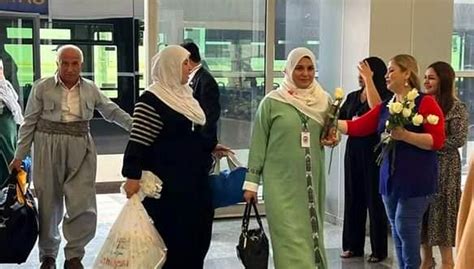 یەکەم کاروانی حاجییانى هەرێم گەڕانەوە