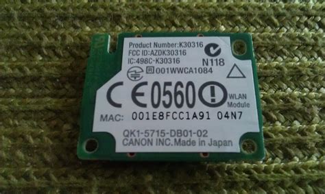 Wifi Shield Out Of A Canon Printer Device Hacking Arduino Forum