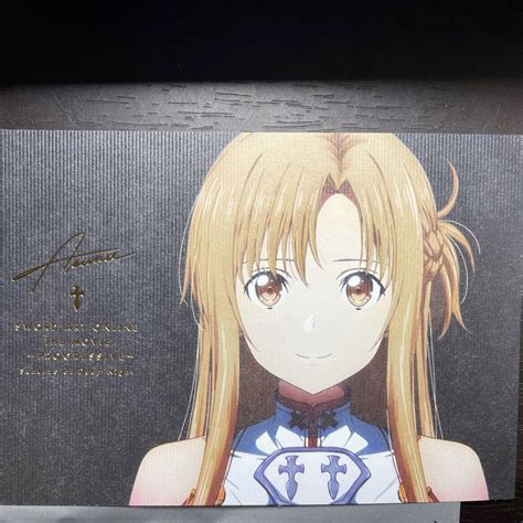 劇場版 ソードアート・オンライン 映画 入場者特典 ポストカード アスナ Sao メルカリ