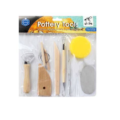 Keep Smiling 10pcs Pottery Tools Set Clay Needle Cutter Loop Ribbon Ceramics Clay Sculpting