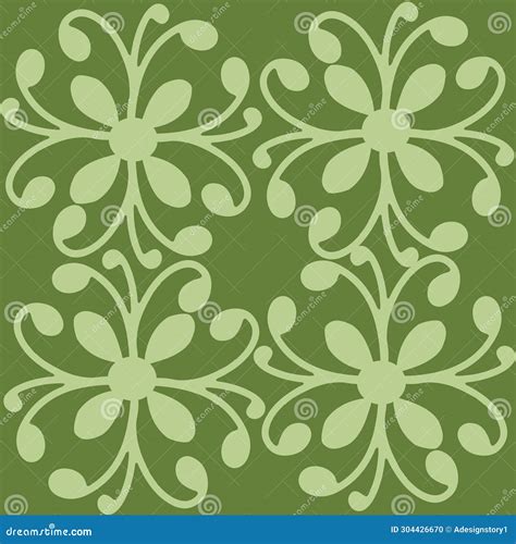 Green Teal Natural Colour Seamless Pattern Prints Background Stock