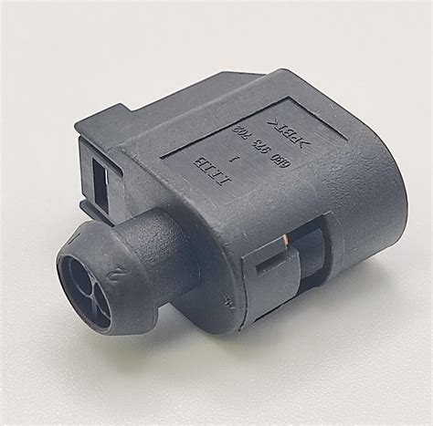 6e0973702 2 Pin Abs Sensor Connector Plug Female Vw Audi Seat Skoda
