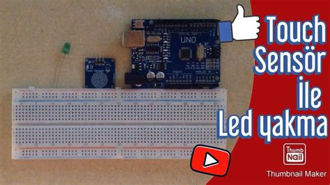 touch sensÖr İle led yakma arduino dersleri 6 youtube