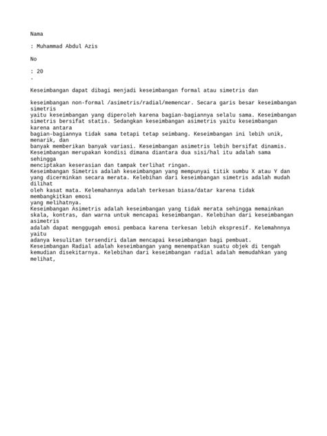 262052009 Keseimbangan Simetris Dan Asimetris Copy 2 Pdf