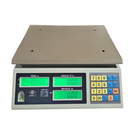Balanza comercial digital de 30 Kg Equipos Gastronómicos grondoy
