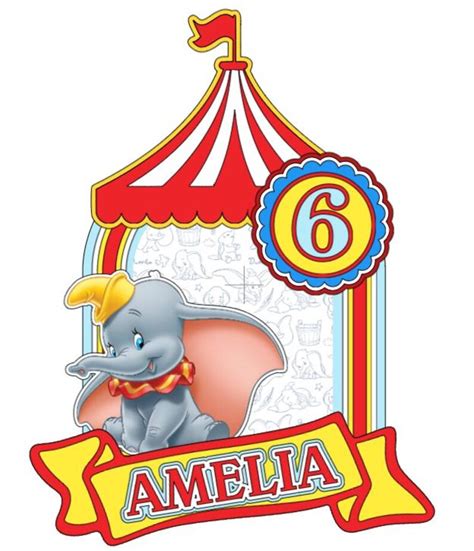 Dumbo Cake Topper Dumbo Topper Dumbo Dumbo Birthday Cake Topper