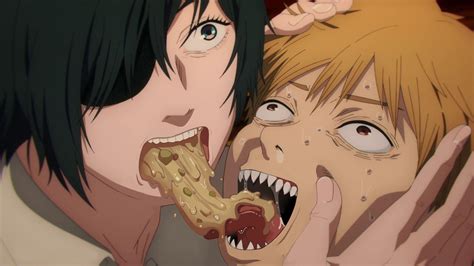 Así Luce Sin Censura El Vomitivo Beso De Chainsaw Man — Kudasai