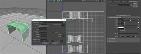 Ambient Occlusion Render To Texture Offset Glitch Autodesk Community