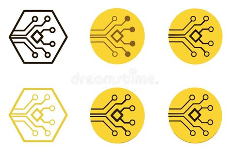 Futuristic Abstract Circuit Board Design Glowing With White Lines Glowing Blue Elements