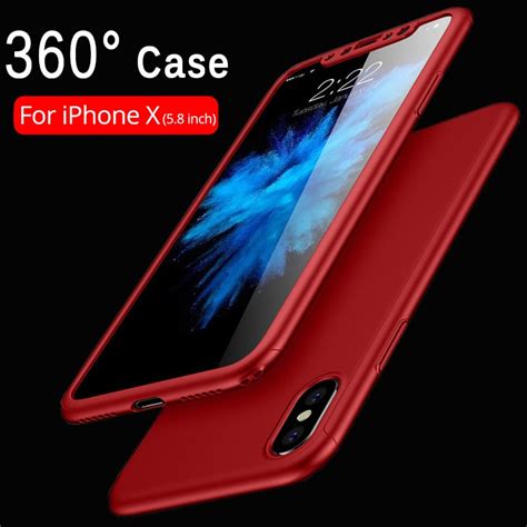 เคสประกบ 360 องศา สำหรบ iPh one Xs max Xs X X XR ฟลมกระจกนรภย 2in1 360 full protection