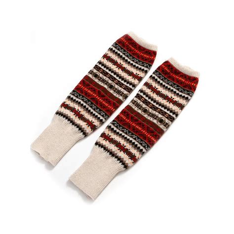 1 Pair Winter Over Knee Long Knit Cover Crochet Le Grandado