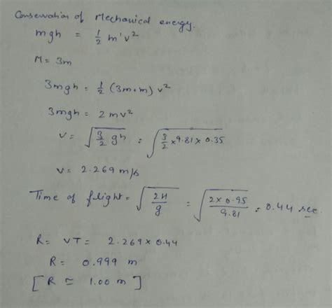 4 A Cube Slides Down A Frictionless Ramp As Shown And Collides With A