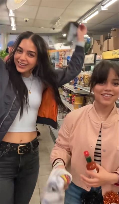 Jenna Ortega And Melissa Barrera Bts On The Set Of Scream 6 👻 Jenna