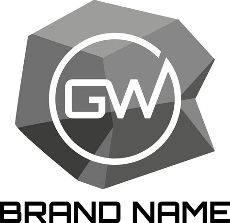 Gw Letter Circle Initial Logo Design Vector 42384593 Vector Art At Vecteezy