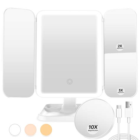 Makeup Mirror Vanity With Lights 3 Color Lighting Modes 72 Led