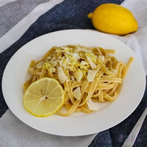 Lemon Butter Garlic Pasta The Default Cook