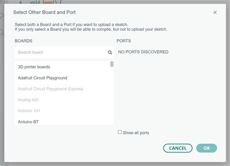 Arduino Ide 2 No Ports Discovered