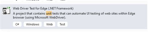 C How Can I Make Implement Tests In Net Framework Stack Overflow